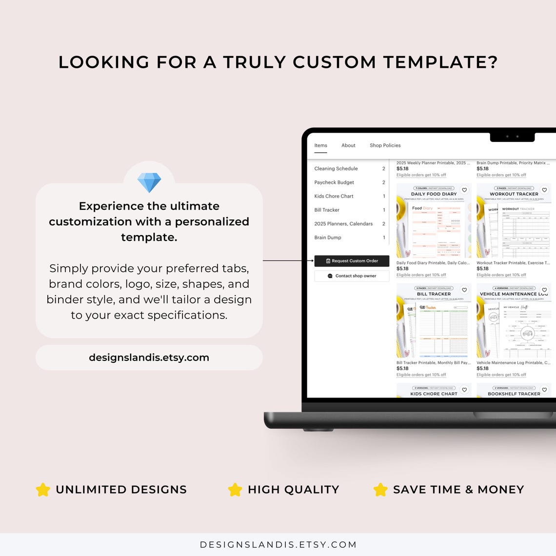 PLR Canva Planner Template to Sell, PLR Digital Planner Frame, Custom ...