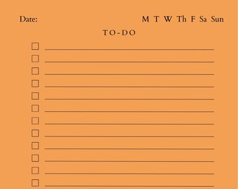 Yellow Polka Dot to Do List - Etsy