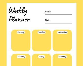 Yellow Polka Dot to Do List - Etsy