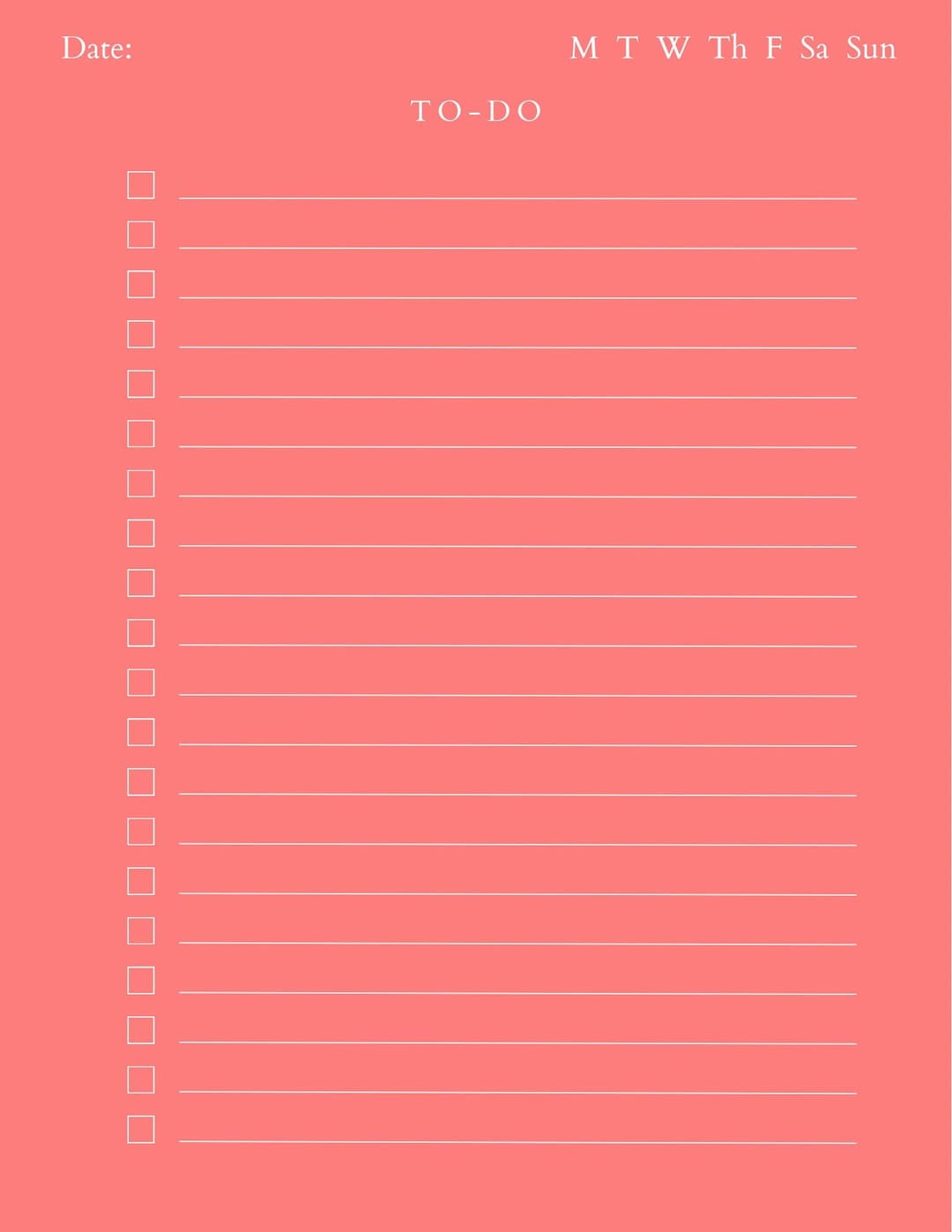 Blush Pink to Do List - Etsy