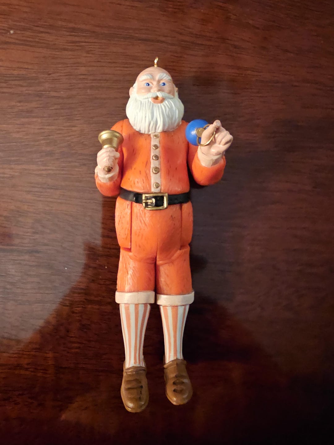 Vintage Bendable Jointed Santa Claus Ornament Hallmark? - Etsy