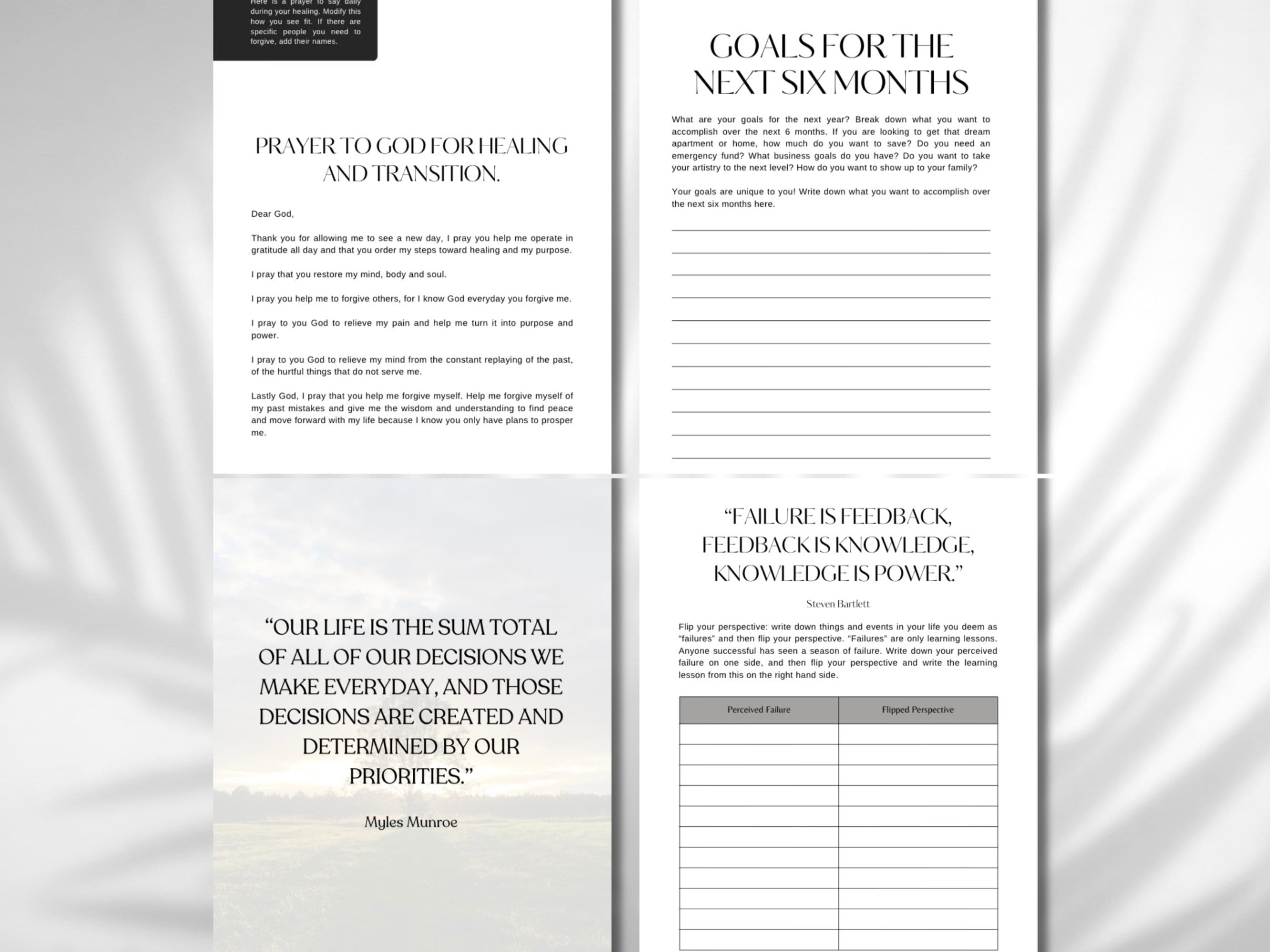 Past Present Future Journal and Workbook - Etsy