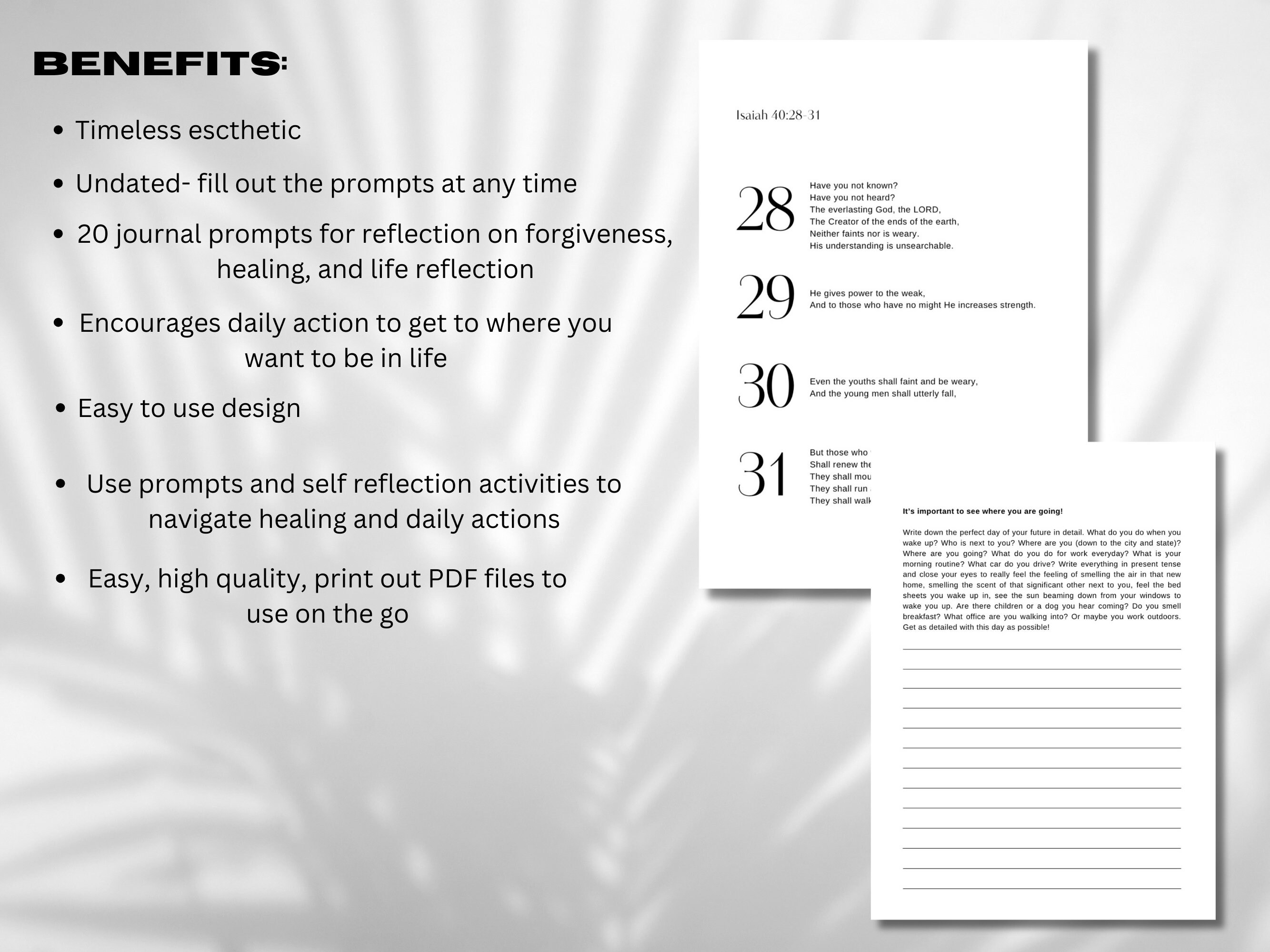 Past Present Future Journal and Workbook - Etsy