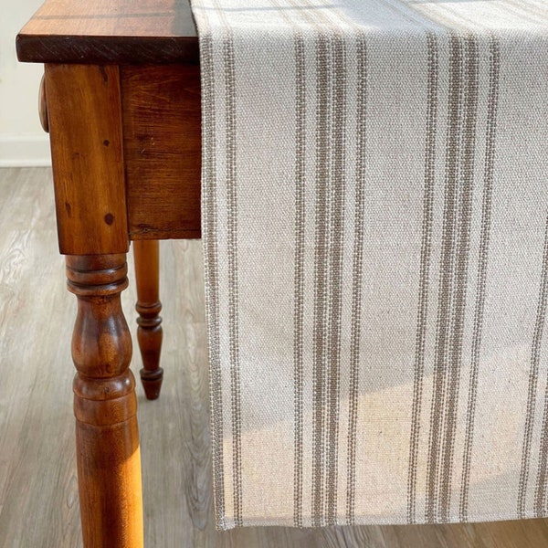 Striped Table Runner - Etsy