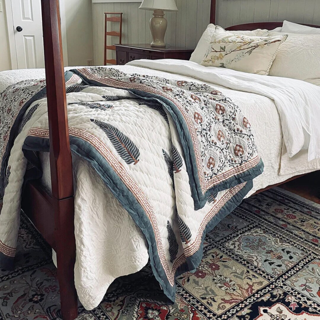 Evergreen Quilted Throw - Etsy