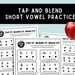 CVC Word Families Printable: Tap and Blend, Early Literacy (digital ...
