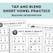 Tap and Blend Decoding Activity, Short Vowels, Early Childhood, CVC ...