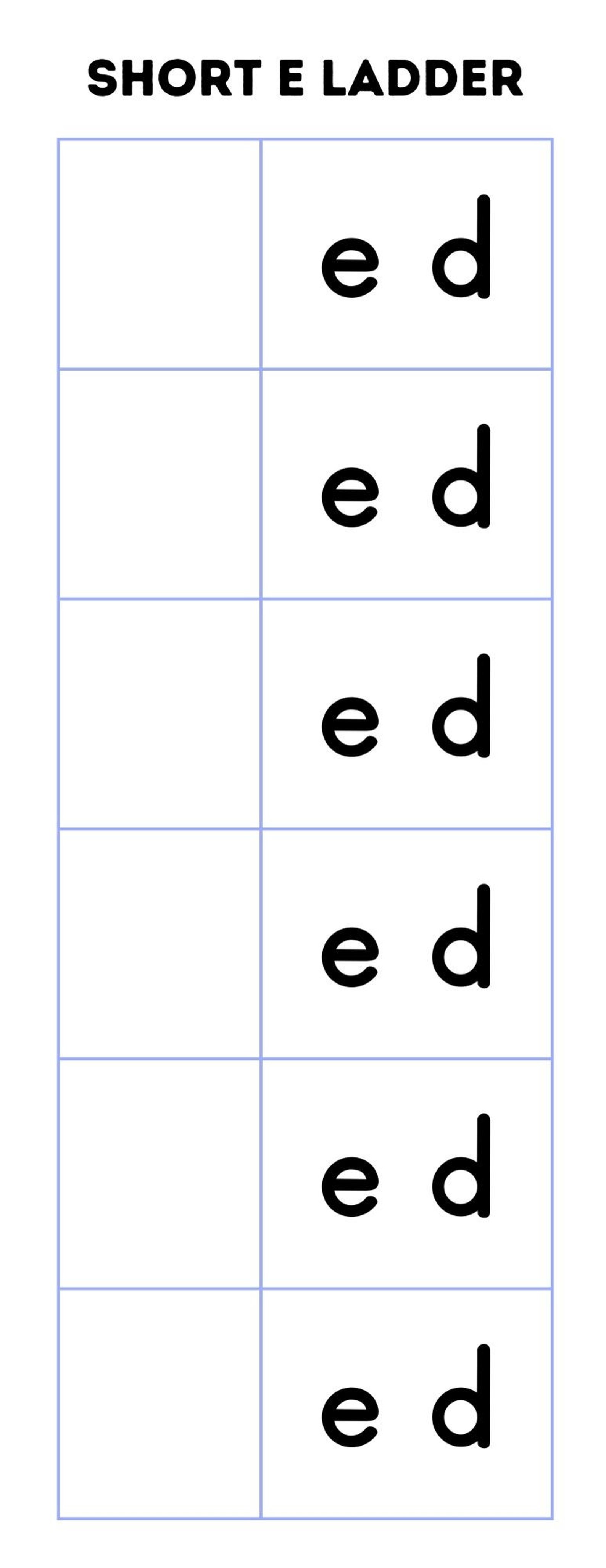 Beginning Sound Practice | Short Vowel Word Ladders | Early Reading ...
