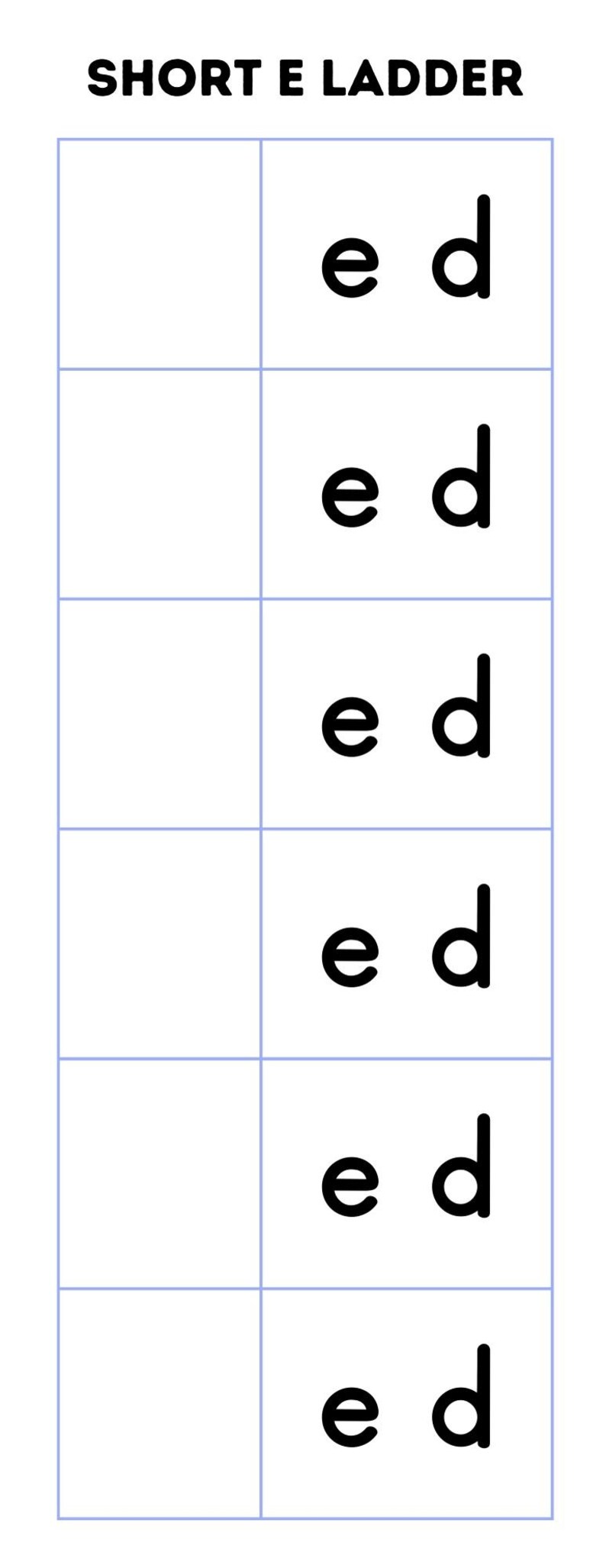 Beginning Sound Practice | Short Vowel Word Ladders | Early Reading ...