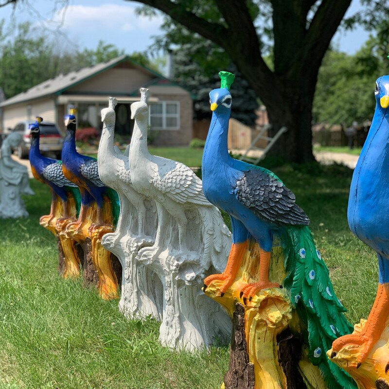 Peacock Statue - Etsy