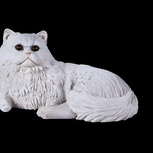 Life-size Concrete Persian Cat Statue , Finest Stone Finish, Christmas ...
