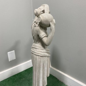 32" Solid Concrete Dione the Divine Water Goddess Greek Statue, Outdoor ...