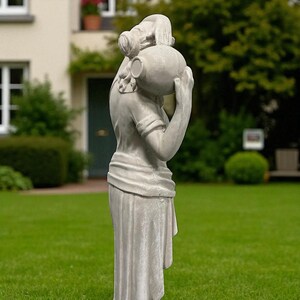 32" Concrete Dione Greek Goddess Statue - Large Outdoor Water Deity ...