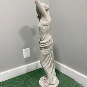 32" Solid Concrete Dione the Divine Water Goddess Greek Statue, Outdoor ...