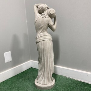 32" Solid Concrete Dione the Divine Water Goddess Greek Statue, Outdoor ...
