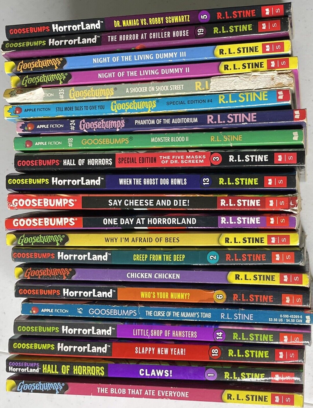 GOOSEBUMPS Surprise 5 Pack Lot of Books Great Gift Grab - Etsy