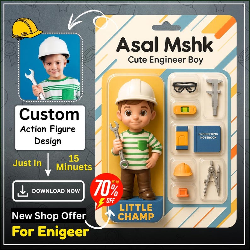 Doctor Custom Action Figure, Personalized Boxed Doll Style Art, Photo ...