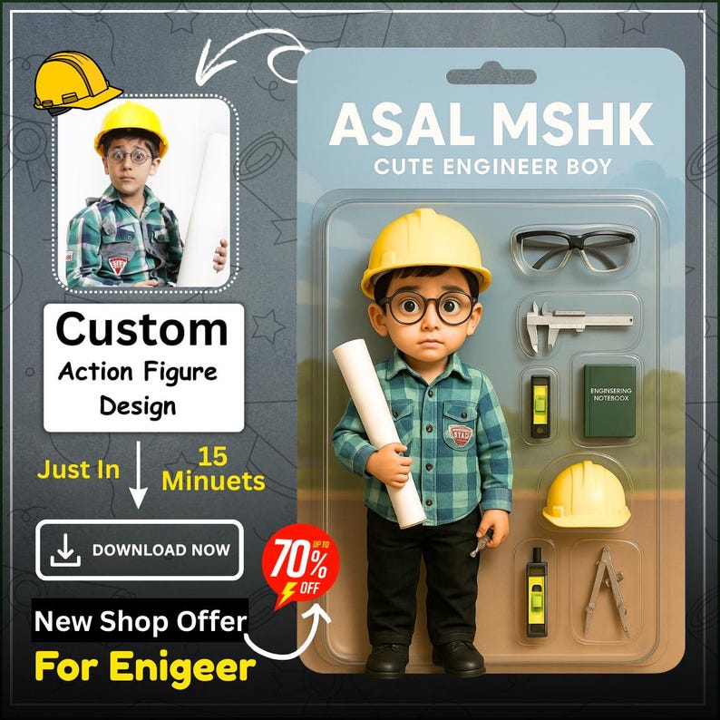 Doctor Custom Action Figure, Personalized Boxed Doll Style Art, Photo ...