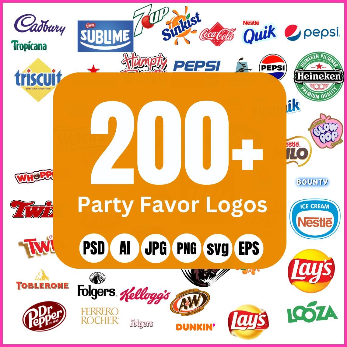 1000+ Party Favor Logos and Stickers, Party Favor Logos, Party Favor ...