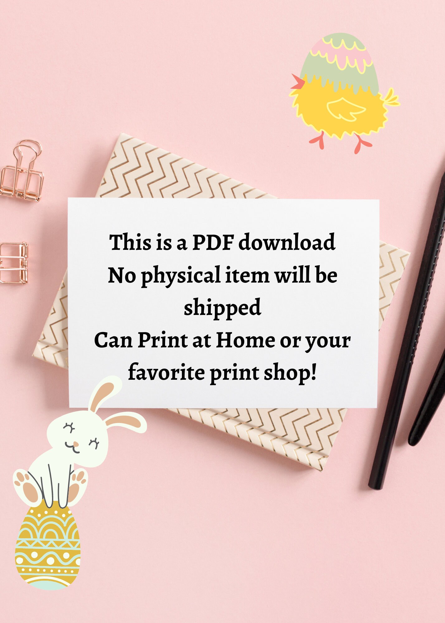 Printable Easter Bunny Gift Tags | Happy Easter Basket Tags | Printable ...