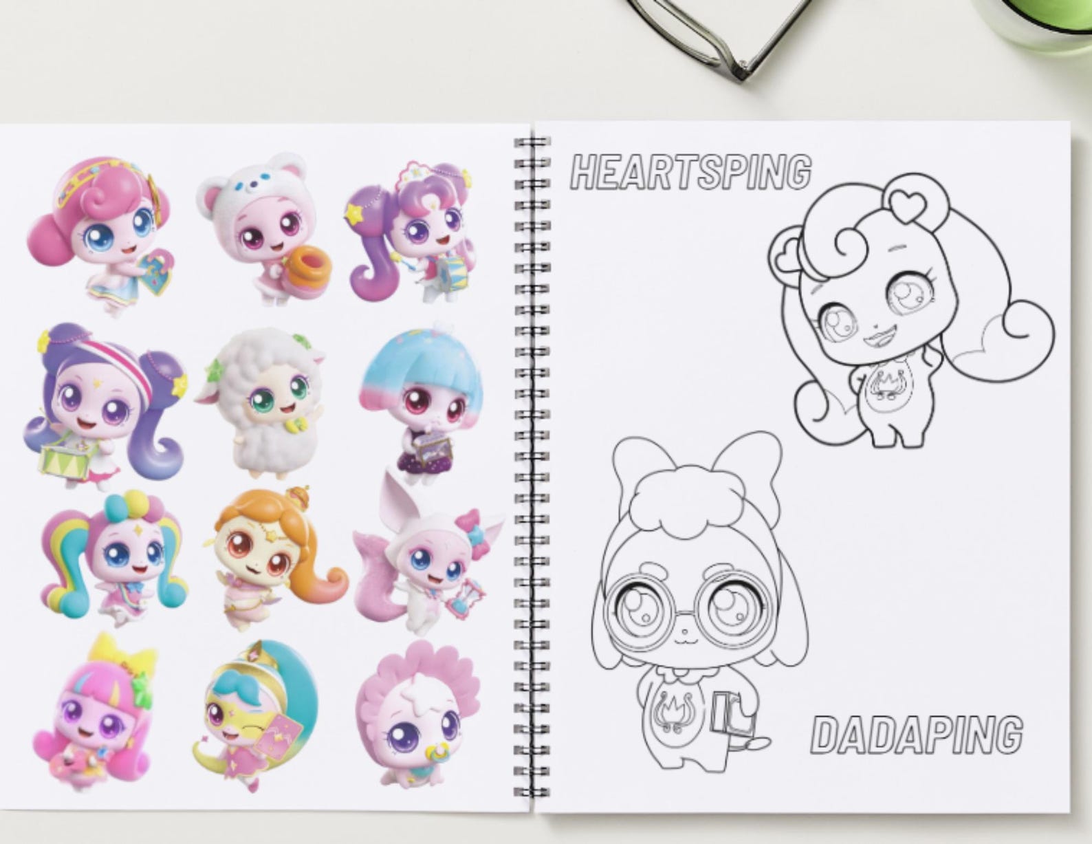 Catch Teenieping 5 Seasons, Printable Coloring, Page Instant Download ...