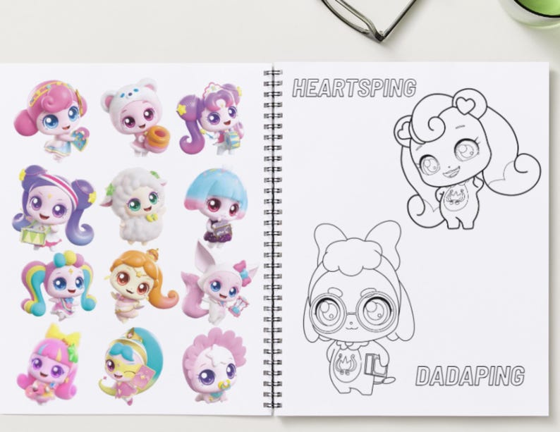 Catch Teenieping 5 Seasons, Printable Coloring, Page Instant Download ...
