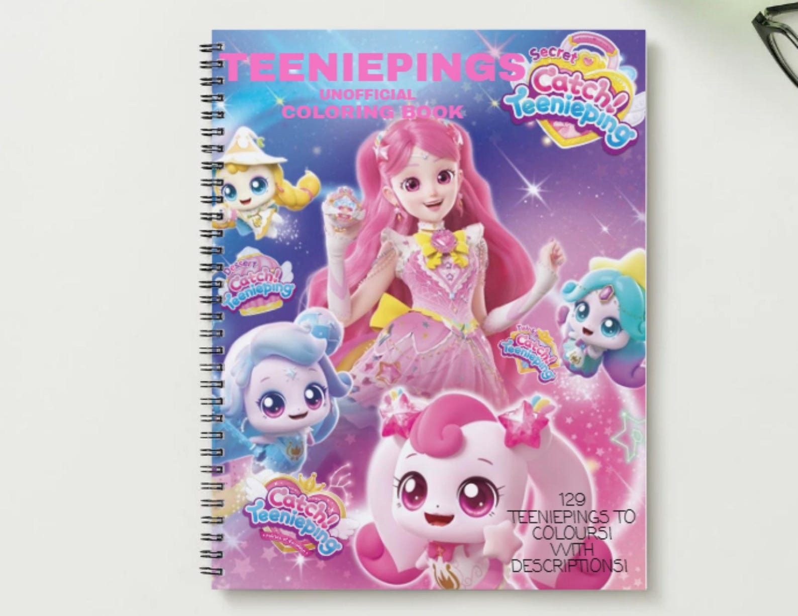 Catch Teenieping 5 Seasons, Printable Coloring, Page Instant Download ...