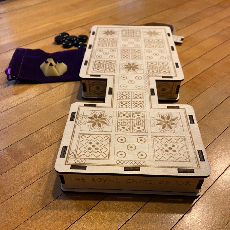 The Royal Game of Ur Board Game - Etsy