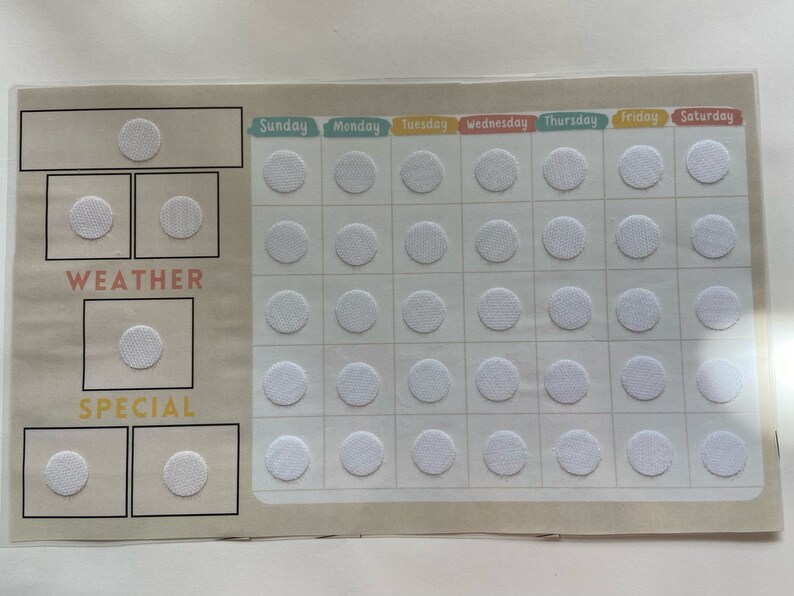 Printable Toddler Activity Calendar Morning Board Kids - Etsy