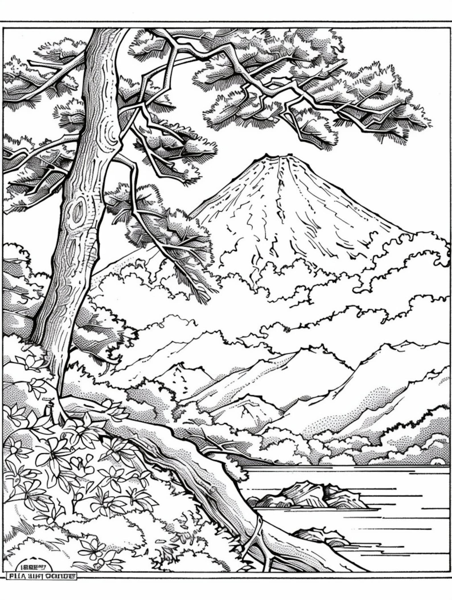 Embrace the Majesty of Mt. Fuji! Over 200 Mt. Fuji Coloring Pages ...