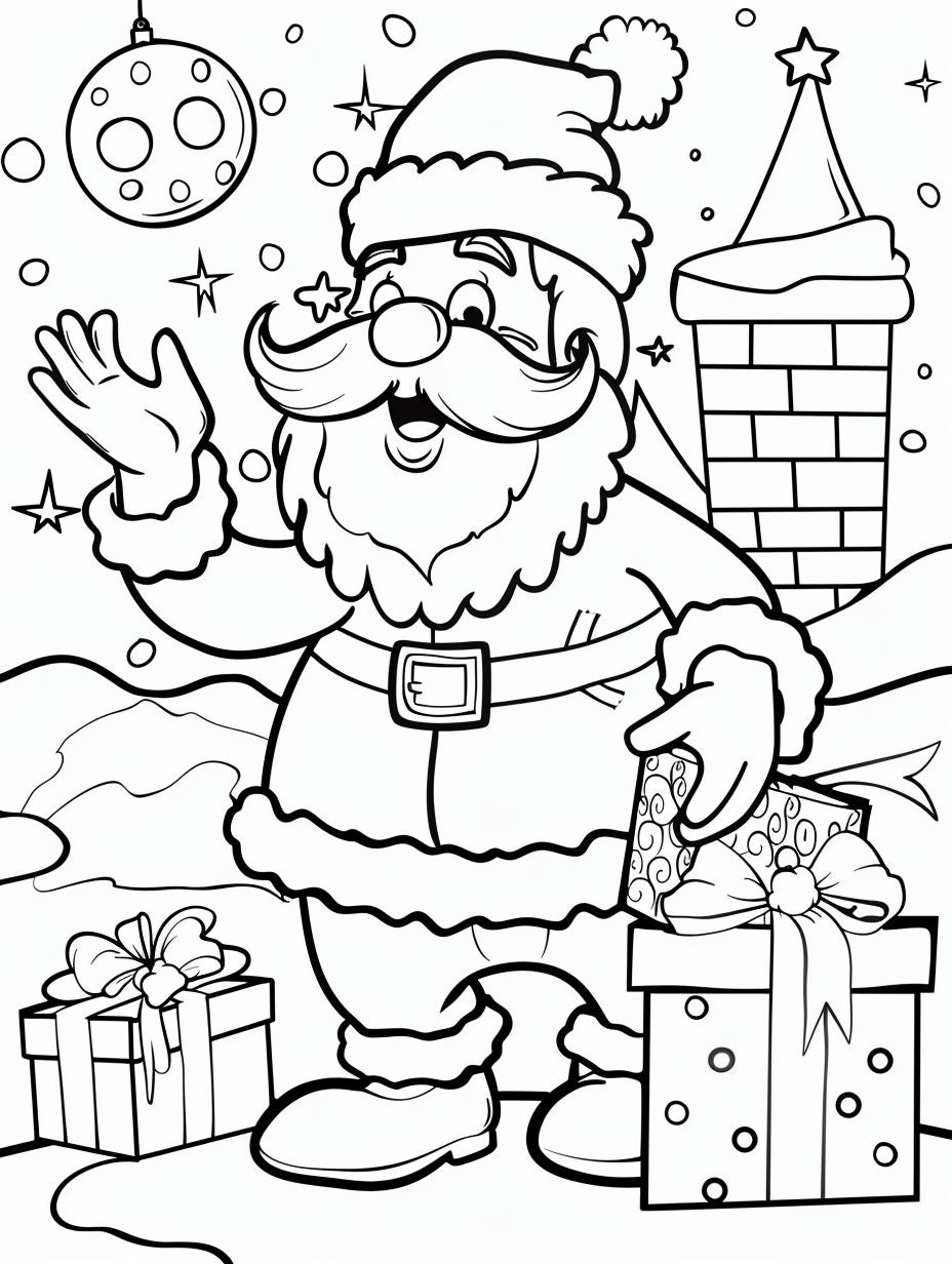 Ho Ho Ho! 300 Christmas Coloring Pages - Digital Download, Printable ...