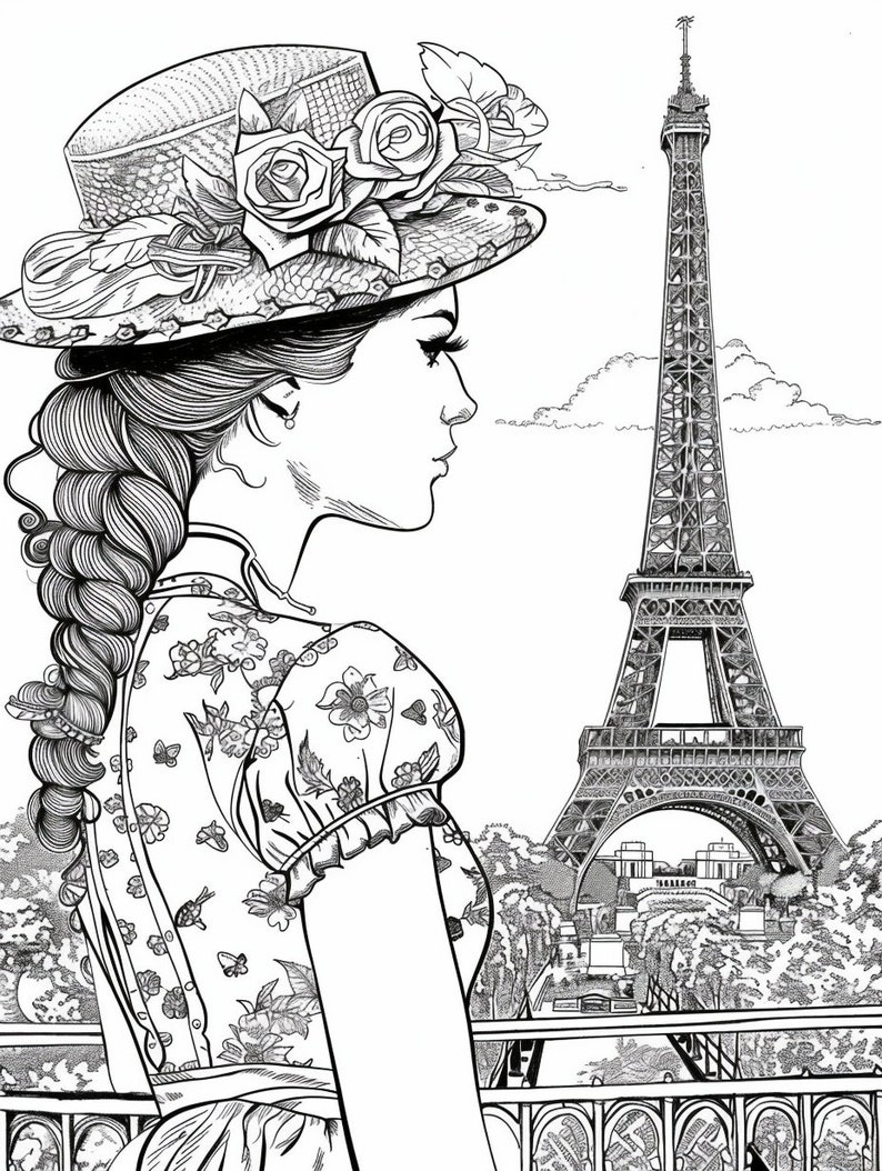 Ooh La La! Nearly 200 Printable French Coloring Pages for Kids ...