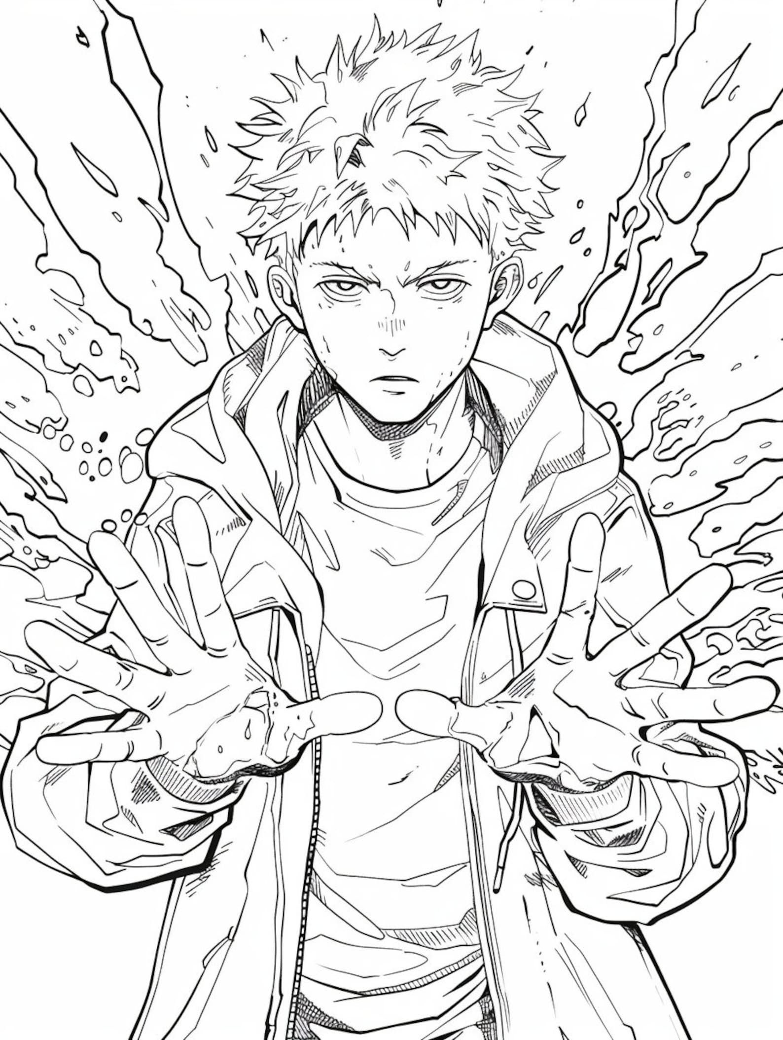 150+ Printable JUJUTSU KAISEN Coloring Pages - Digital Download - Etsy UK