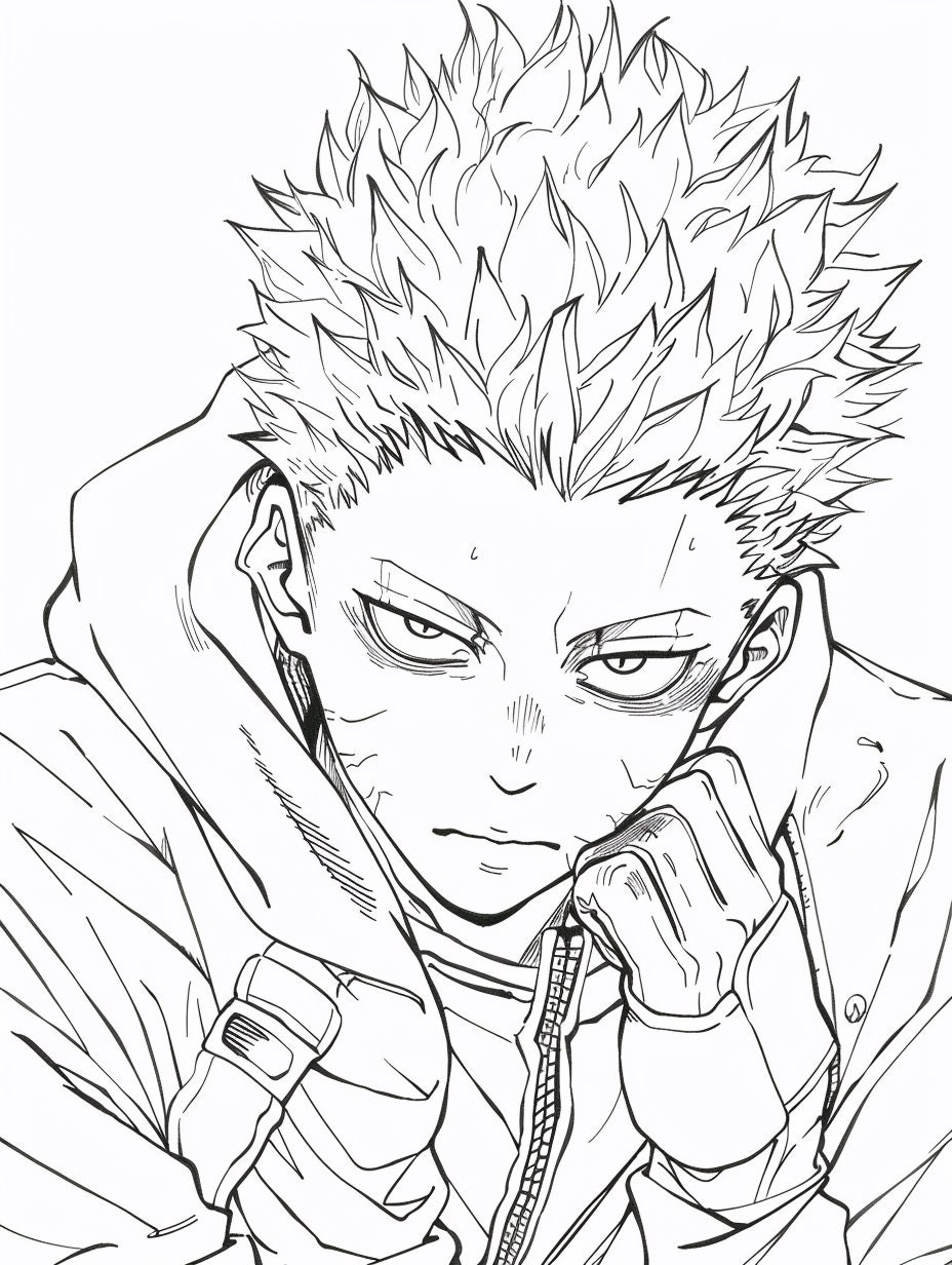 150+ Printable JUJUTSU KAISEN Coloring Pages - Digital Download - Etsy
