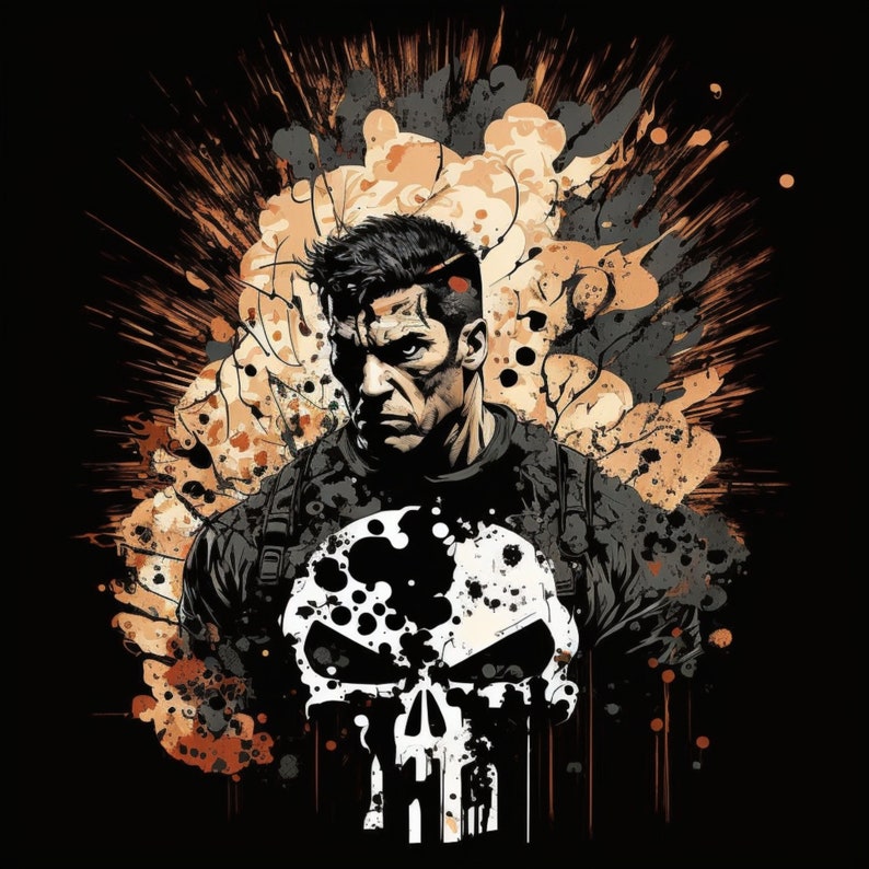 21 Original Punisher Art Pieces for Digital Download, Digital Prints - Etsy