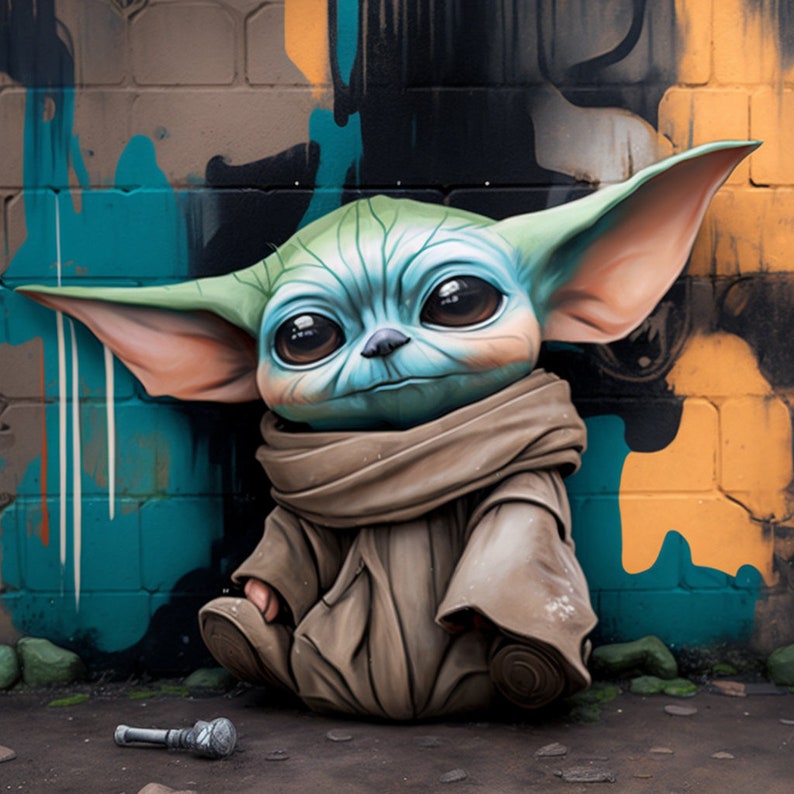 Star War Digital Art 129 Pictures! Baby Yoda , Yoda , Darth Vader ...