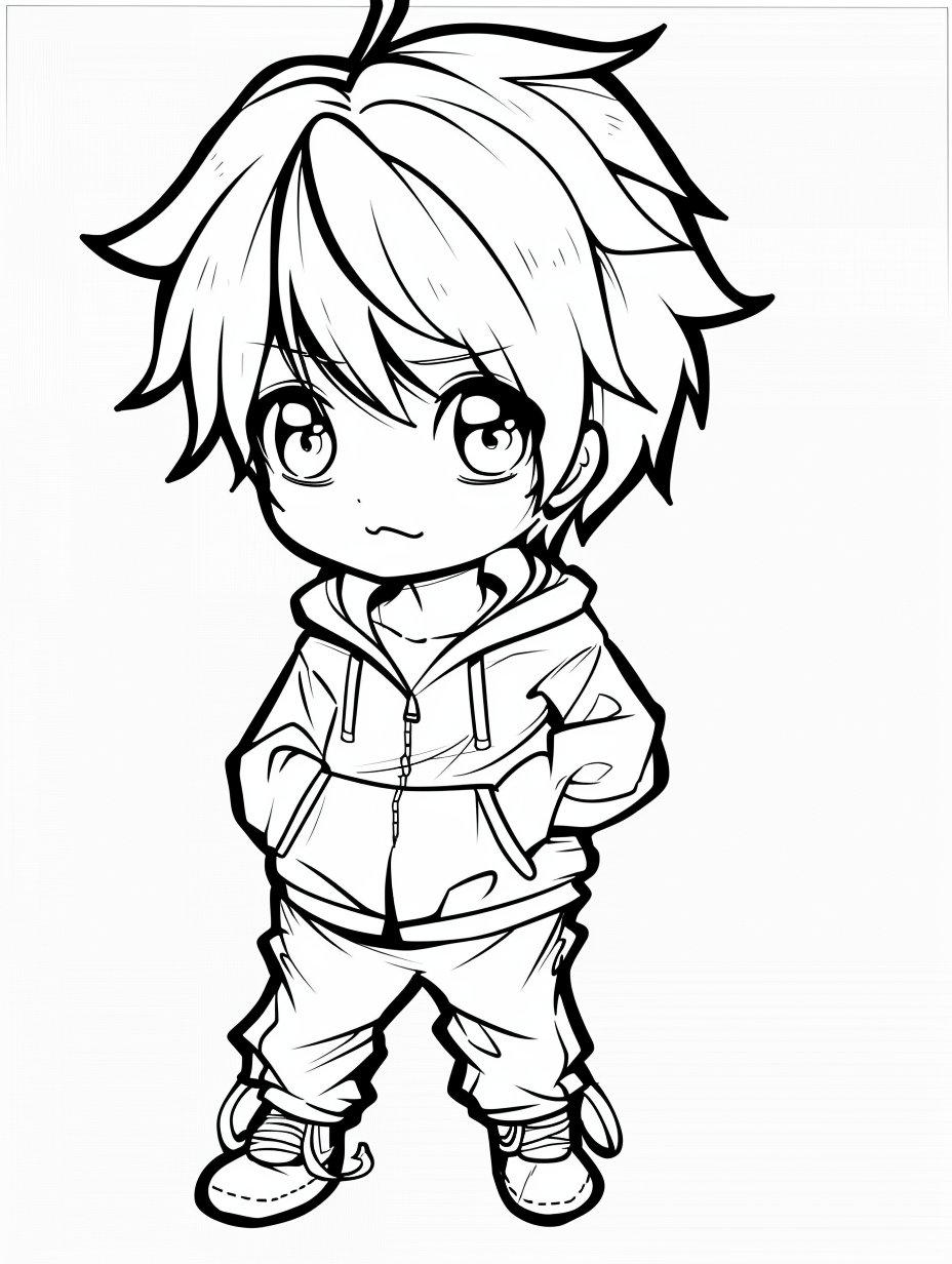 250 Adorable Anime Coloring Pages - Printable, Digital Download - Etsy