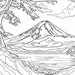 Embrace the Majesty of Mt. Fuji! Over 200 Mt. Fuji Coloring Pages ...