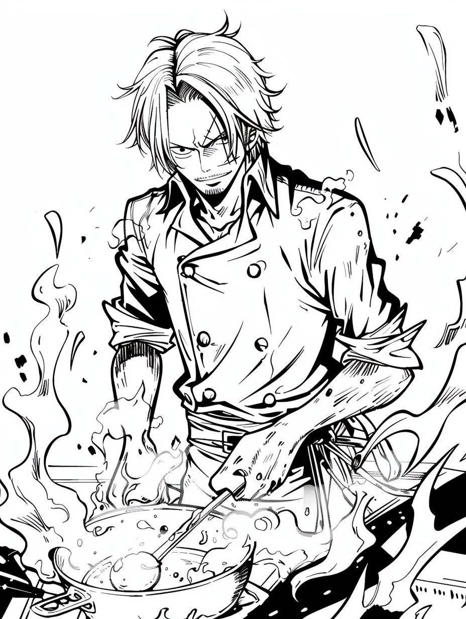 Join the Adventure Over 100 One Piece Anime Coloring Pages Printable ...