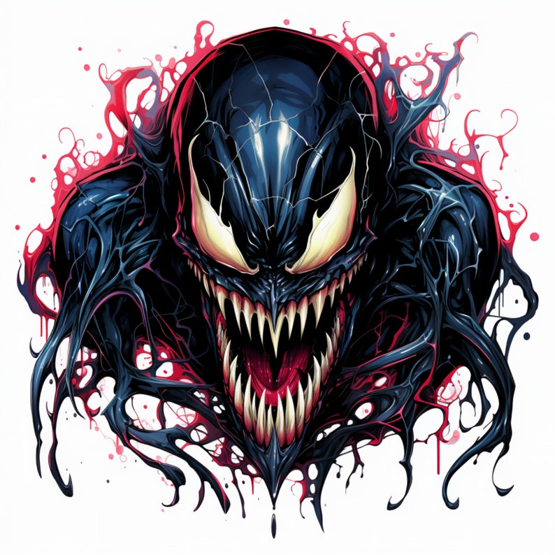Venom Fanart Collection - Over 100 High-quality PNG Files Printable Art ...