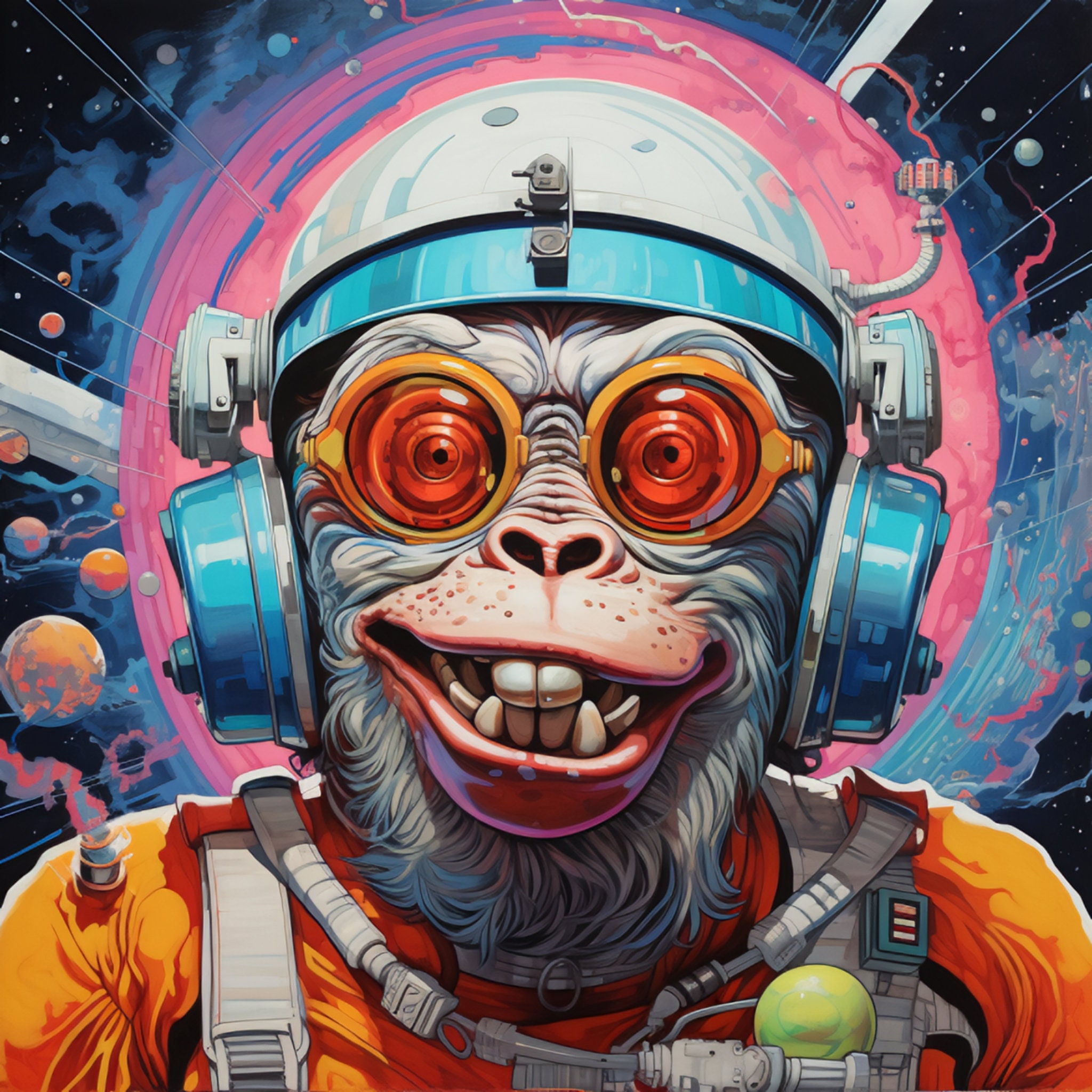 Space Monkey Art Collection": 150+ Original and Unique Space Monkey ...