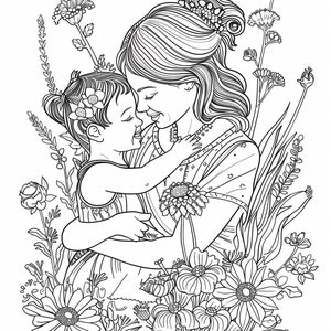 Celebrate Mom! 150+ Printable Mother's Day Coloring Pages - Instant ...