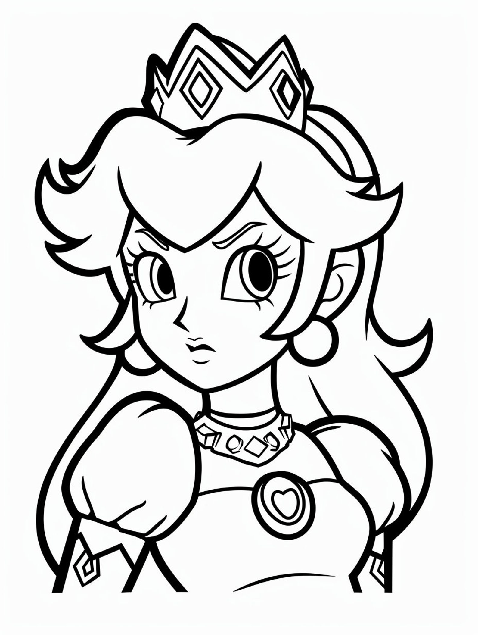 Princess Peach Coloring Adventure - 300+ Pages Printable Digital ...