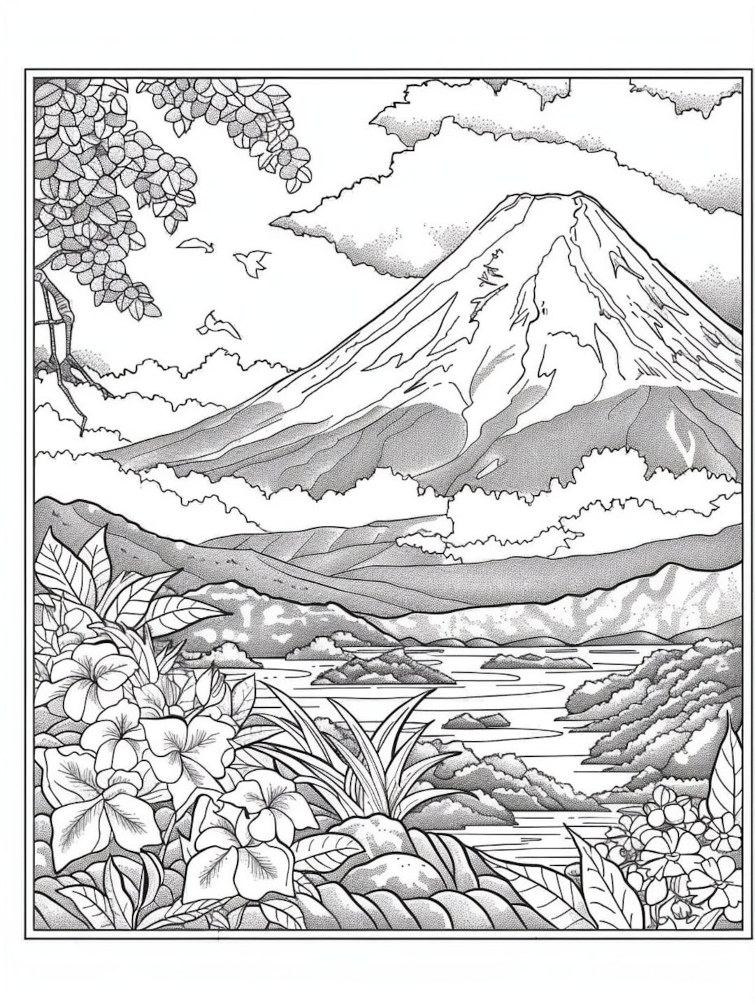 Embrace the Majesty of Mt. Fuji! Over 200 Mt. Fuji Coloring Pages ...