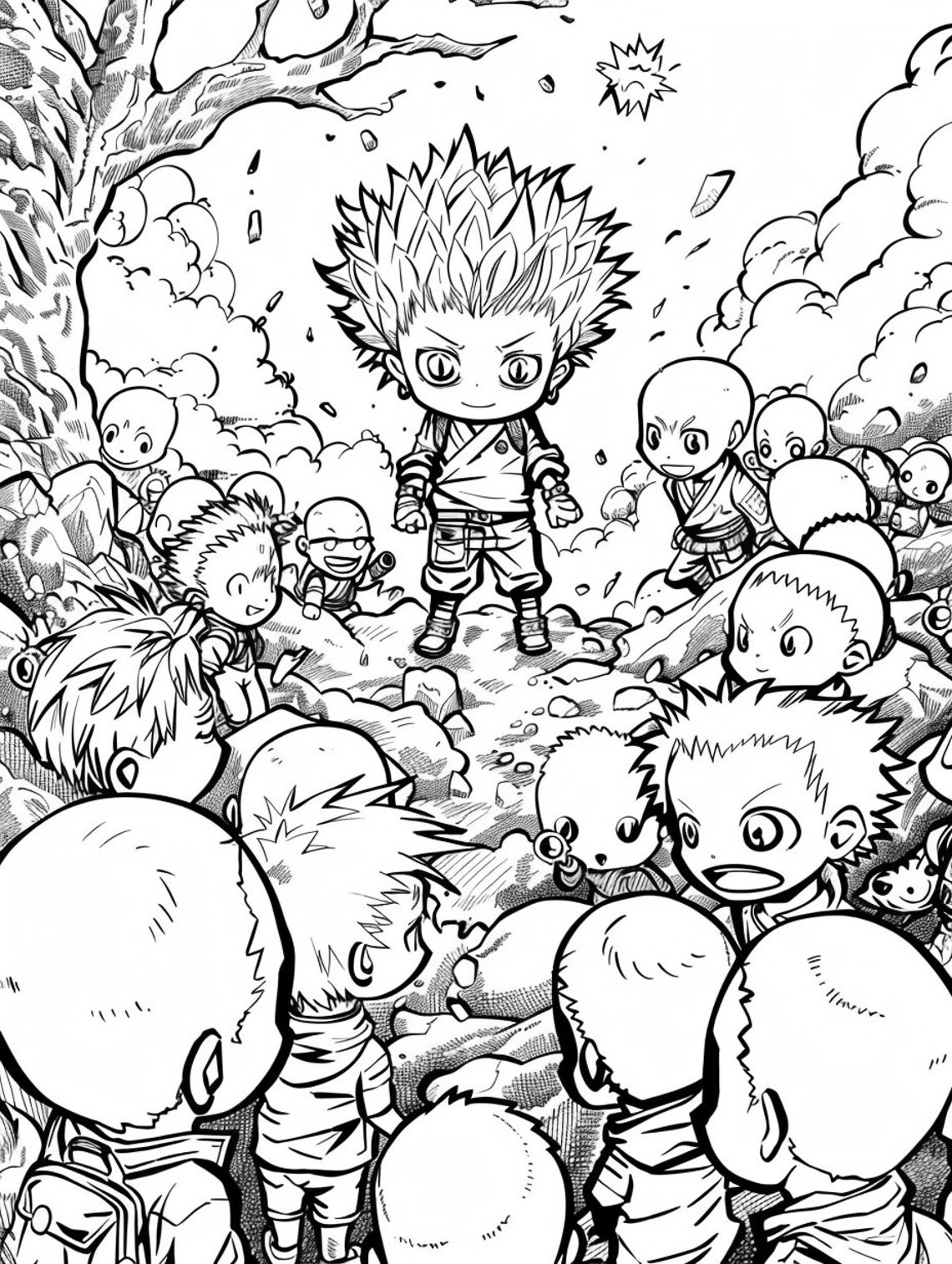 150+ Printable JUJUTSU KAISEN Coloring Pages - Digital Download - Etsy