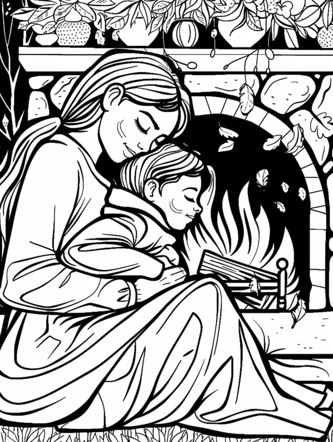 Celebrate Mom 150 Printable Mother's Day Coloring Pages Instant ...