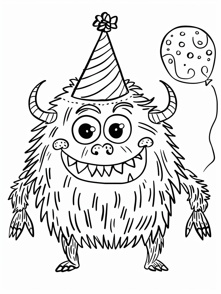 Get Creative With 200+ Printable Monster Coloring Pages - Digital ...