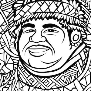 Samoan Art Coloring Pages for Kids - Over 100 Unique Pages of ...
