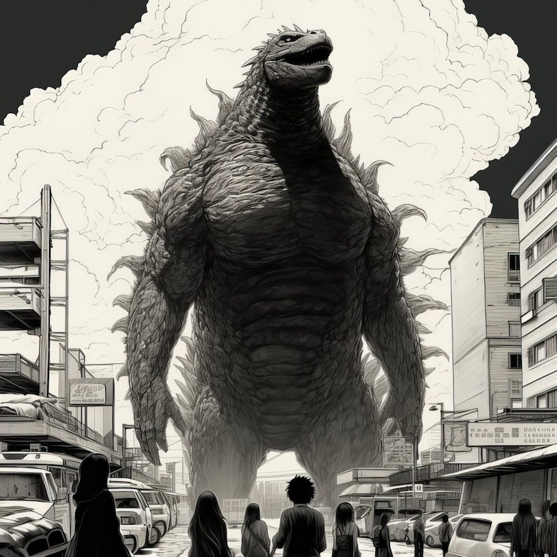 Explore the Mighty World of Godzilla: 290 Unique and Original Digital ...
