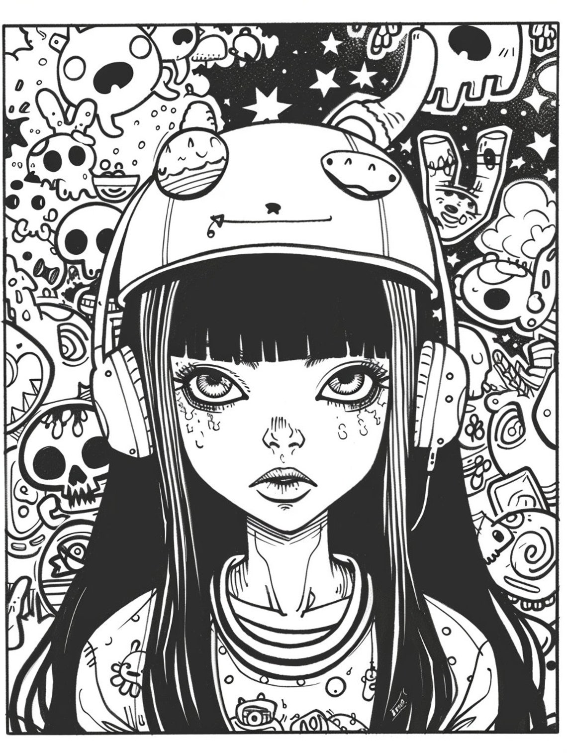 Embrace the Weird & Wonderful! Over 100 Random, Strange Coloring Pages ...